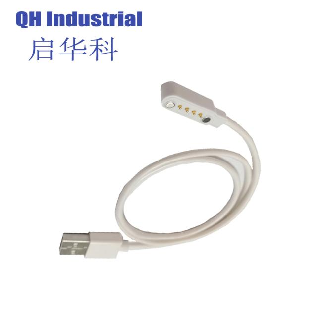 4pin 2.54mm Pitch Non-Standard For PCB Pogo Pin Connector Magnetic Connector Chile Non-Standard IDI Magnetic Pogo Pin