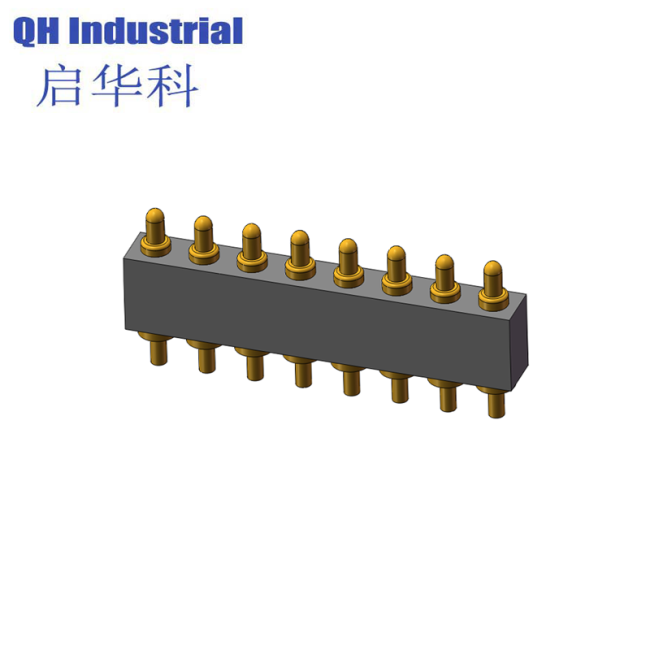 8Pin Bulgaria Telecom Connector Magnetic spring loaded pin Usb Connector Magnetic spring loaded pin Usb Connector