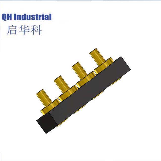 4Pin Morocco Keyboard Connector Magnetic Dc Power Charger Connector Magnetic spring loaded pin Usb Connector