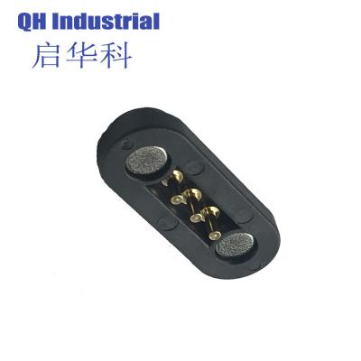 China Samples Available Strong Magnetic Force 3 Pin Connector 2.54mm Pitch Pogo Pin Magnetic Connector For Electronic Product zu verkaufen