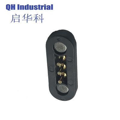 China Samples Available Strong Magnetic Force 3 Pin Connector 2.54mm Pitch Pogo Pin Magnetic Connector For Electronic Product zu verkaufen