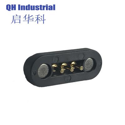 China Samples Available Strong Magnetic Force 3 Pin Connector 2.54mm Pitch Pogo Pin Magnetic Connector For Electronic Product zu verkaufen