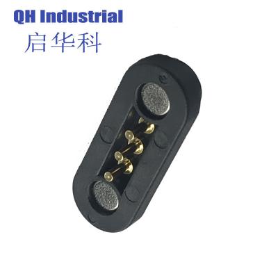 China Samples Available Strong Magnetic Force 3 Pin Connector 2.54mm Pitch Pogo Pin Magnetic Connector For Electronic Product zu verkaufen