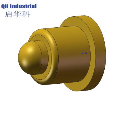 China Different size 0.5mm 0.8mm 1mm custom high quality SMT brass pogopin spring loaded pogo pin for electronic device zu verkaufen