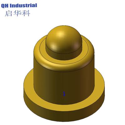 China Different size 0.5mm 0.8mm 1mm custom high quality SMT brass pogopin spring loaded pogo pin for electronic device zu verkaufen
