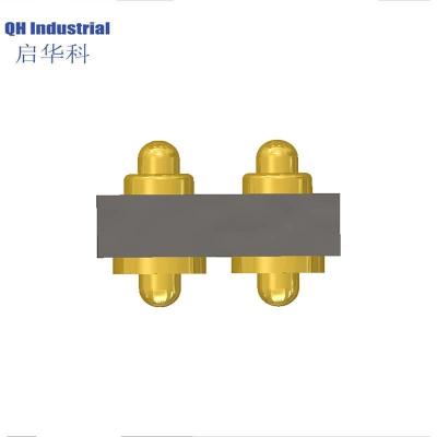 China Factory custom pogo pin power connector electrical connector 2pin high current pcb mount double end 2 pogopin for sale