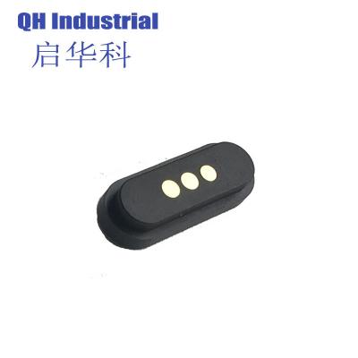 China Vergoldete 12V 1A 5V 2A Männliche und weibliche Datenübertragung Pogo 3 4 5 6 7 Pin Magnetische Pogo Pin-Anschluss zu verkaufen