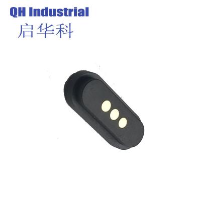 China Vergoldete 12V 1A 5V 2A Männliche und weibliche Datenübertragung Pogo 3 4 5 6 7 Pin Magnetische Pogo Pin-Anschluss zu verkaufen