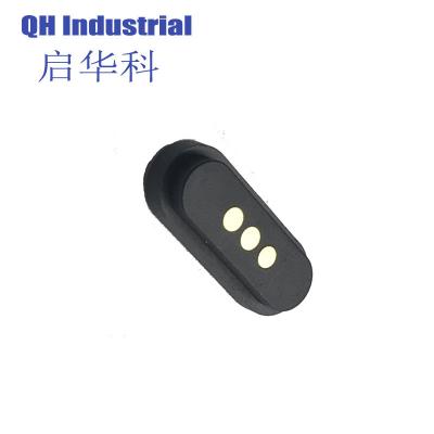 China Vergoldete 12V 1A 5V 2A Männliche und weibliche Datenübertragung Pogo 3 4 5 6 7 Pin Magnetische Pogo Pin-Anschluss zu verkaufen