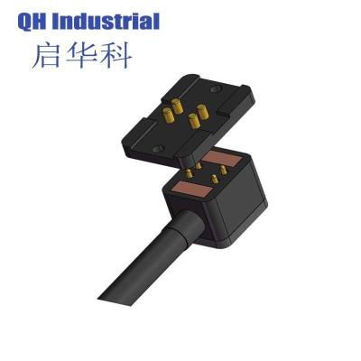 중국 좋은 가격 2.8mm Pitch Mating Usb 케이블 자기용 웨어러블 장치 충전 커넥터 4 핀 포고 핀 자기 연결 판매용