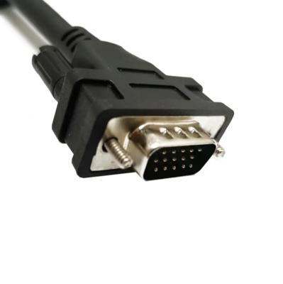 중국 OEM 남성 D-sub 15 핀 커넥터 VGA DB 15 P D-sub 확장 코드 모니터 비디오 케이블 집합 컴퓨터 금 PVC 판매용