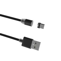 China Magnetic Pogo Pin Connector 3U Gold Plated 1A-3A 12V Fast Charging USB Type C Data Cable for sale
