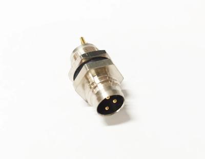 China Industrial M12 3 4 5 6 8 12 17 Pin Connector Male Female Plug Socket Straight Overmolded Circular Connector Connectors Product for sale