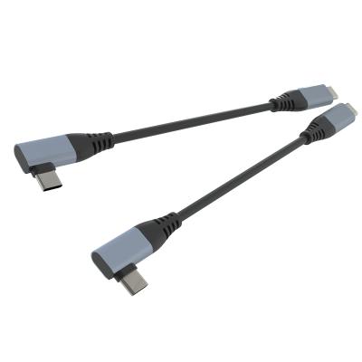 China Fast Charger Data Cable Charging Usb-C 90° to Type-C  Cable Quick Charge Usb-c Data Cable For Android Phone Robot Smart Cleaner for sale