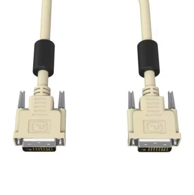 China Custom PVC Gold Plated 1080 P 60 Hz Dual Link DVI to DVI Cable Male to Male DVI-D Dual-Link Cord Cable Computer Desktop Data Transfer for sale