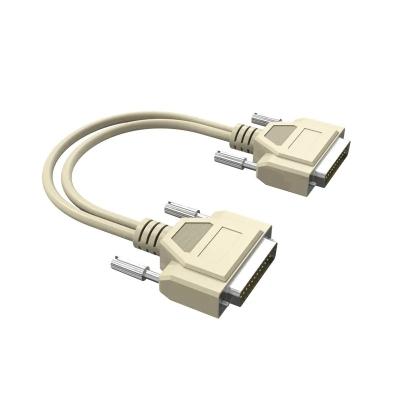 China DB9P D-Sub 15P DB25P Injection Molded Multicore Twisted Pair Shielded Wire Extension Cable DB25 TV Computer Desktop Cable for sale