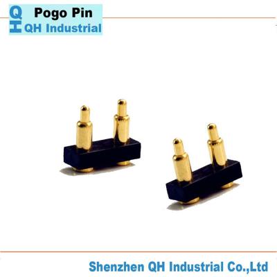 China 2Pin 2.54mm Pitch 5.0mm Length Pogo Pin Connector for sale