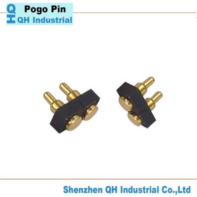 China 2Pin 2.54mm Pitch 6.0mm Length Pogo Pin Connector for sale