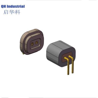 중국 2Pin 1A 2A 1.5mm 피치 똑똑한 착용할 수 있는 장치 남여 LED LCD 자석 신호 Pogo Pin 충전기 전원 연결 장치 판매용