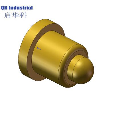China SMT 2.0mm Pitch Double End Spring Loaded Pin Telecom Connector 10000 Cycles for sale