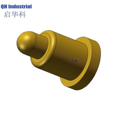 China SMT 3.0mm Palladium-Nickel Androvid Tv Box Double Head Magnetic Pogo Pin for sale