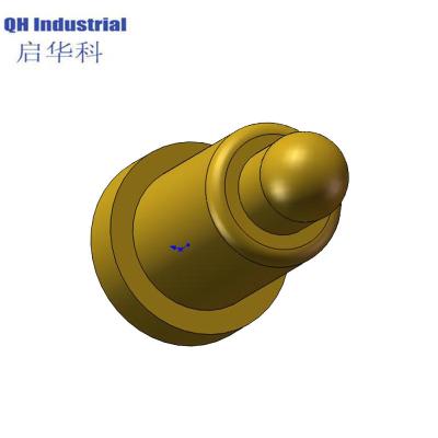 China SMT 3.5mm Reeceptacle Androvid Tv Box Single End Pogopin High Lifespan IDI Vertical Type Spring Loaded Pin for sale