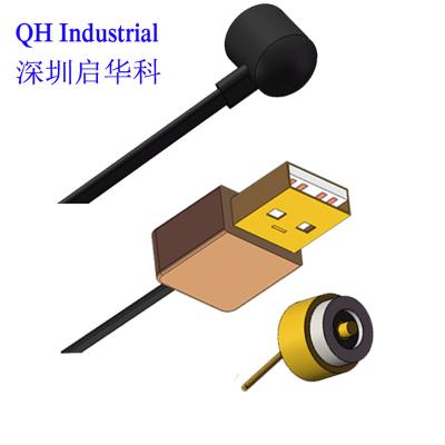China 2Pin Low Price Mobile Phone Battery Solder Cup Spring Load Pin SUS Spring IDI 90 Degree Bend Pogo Pin Flat Pogo Pin for sale