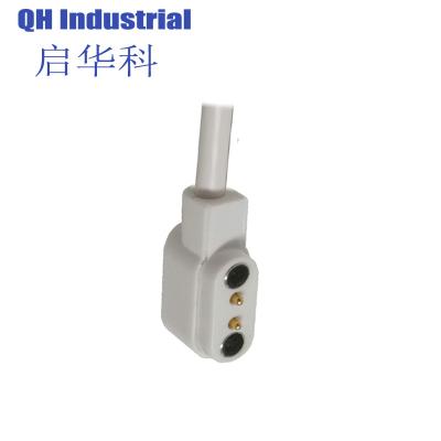 China 2PinRoll & Reel Tape Package Aerospace Connector magnetic cable connector Waterproof Tablet Magnetic Power Connector for sale