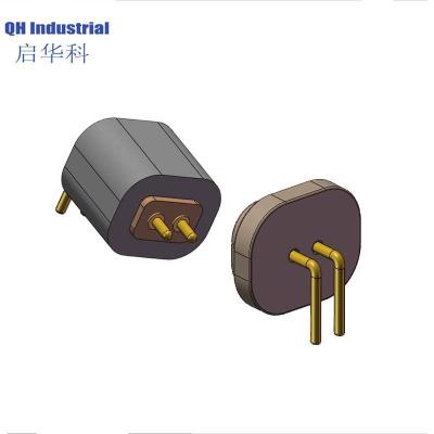 중국 2Pin 봄 힘 Ni Pcb 복각 자석 Pogo Pin를 도금하는 똑똑한 시계 두 배 끝 Pogo Pin Pogo Pin 위탁 연결관 판매용