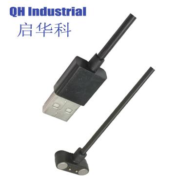 China 2Pin Precision Artwork Electronic Vertical Type Pin Magnetic Pogo Pin Usb Connectors for sale