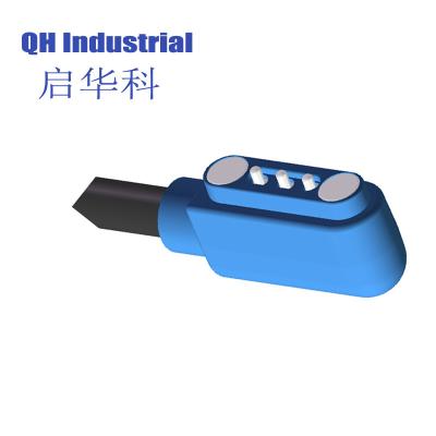 China 3Pin Austria Magnetic 2Pin Male And Female 1A Connector For Apple  4Pin Pogo Pin Magnetic Charger With Cable   for sale