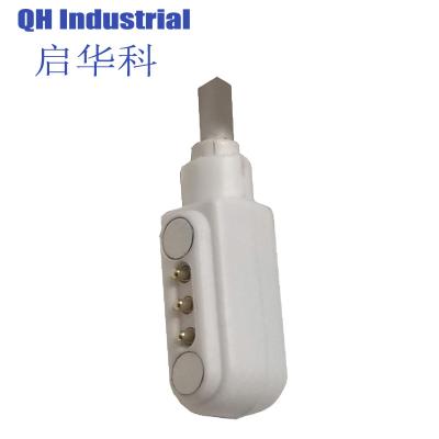 중국 3핀 불가리아 듀얼 헤드 3A 자기 5핀 포고 핀 전원 연결 장치 판매용