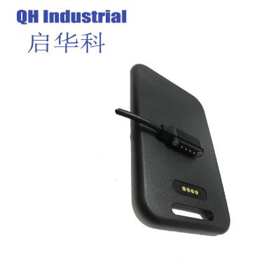 China 4pin 2.54mm Pitch Intercom Connector Female Pogo Pin Connector Iceland Intercom Connector Spring Loaded Pin Connector for sale