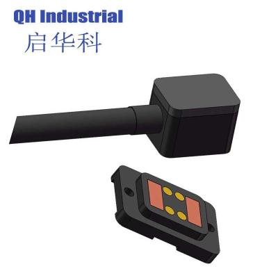 중국 4핀 영국 Dvd 커넥터 4핀 포고 핀 자기 커넥터 자기 충전 커넥터 판매용