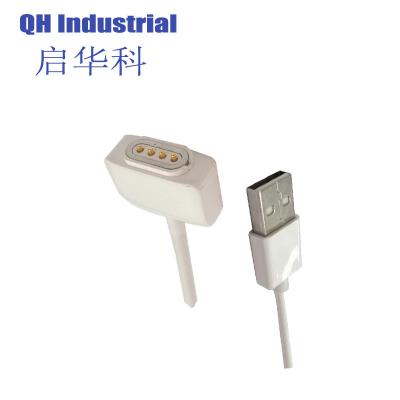 China 4Pin Netherlands Sensor Connector Pogo Pin Magnetic Connector Pogo Pin Connector For Smart Watch for sale