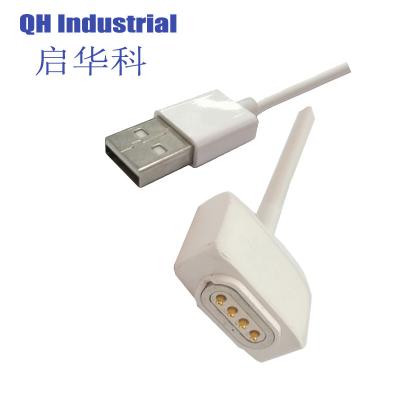 China 4Pin Netherlands Sensor Connector Pogo Pin Magnetic Connector Pogo Pin Connector For Smart Watch for sale