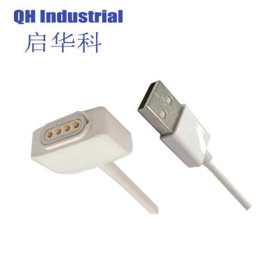 China 4Pin Netherlands Sensor Connector Pogo Pin Magnetic Connector Pogo Pin Connector For Smart Watch for sale