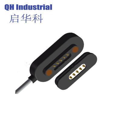 China 5Pin Colombia Smart Watch Connector Pogo Pin Connector Magnetic Connector Waterproof Pogo Pin Connector for sale