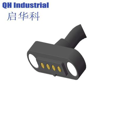 China 4Pin Malaysia Computer-Anschluss Magnetische Federladen-Anschluss Magnetische Federladen-Anschluss Kabelanschluss zu verkaufen