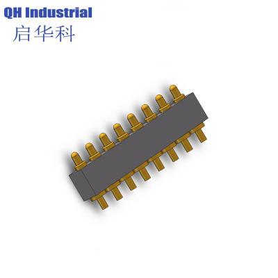 China 8Pin Bulgaria Telecom Connector Magnetic spring loaded pin Usb Connector Magnetic spring loaded pin Usb Connector for sale