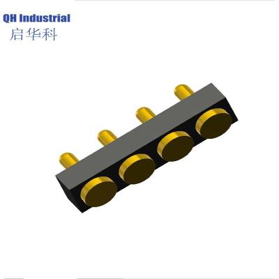 China 4Pin Ägypten Intercom Connector 4Pin Federladen Pin Magnetischer Connector Wasserdicht Federladen Pin Connector zu verkaufen