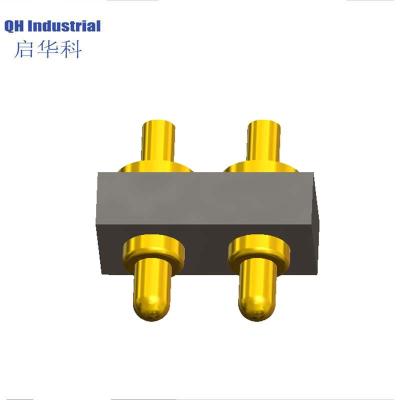 China 2Pin 2.54mm Pitch Portugal Ce Standard Telecom Connector Magnetic Cable Connector Magnetic spring loaded pin Connector for sale