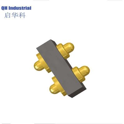 Chine 2Pin 3,0 mm Pitch Afrique du Sud Connecteur de prise magnétique Connecteur d'alimentation pour ordinateur portable Connecteur de broche à ressort magnétique à vendre