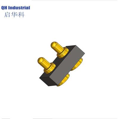 China 2Pin 3,5 mm Schwung 2,3 mm Höhe Polen Smart Watch Stecker Magnetische Stromanschluss Federladen Federladen zu verkaufen