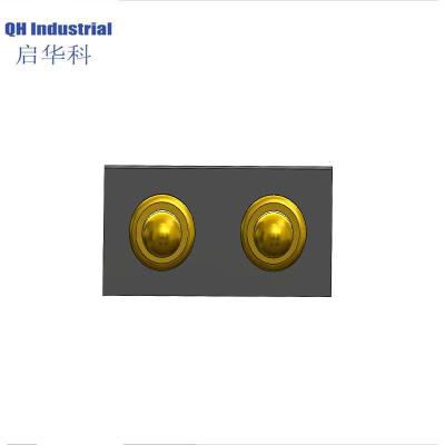 China 2Pin 3,5 mm Schwung 2,3 mm Höhe Polen Smart Watch Stecker Magnetische Stromanschluss Federladen Federladen zu verkaufen