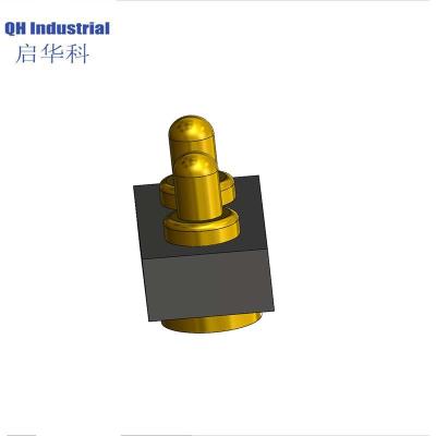 China 2Pin 3,5 mm Schwung 2,3 mm Höhe Polen Smart Watch Stecker Magnetische Stromanschluss Federladen Federladen zu verkaufen
