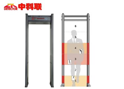 Cina Metal detector dell'arco di zone dell'indicatore 6 dell'allarme di umanoide con servizio su ordinazione libero di logo in vendita