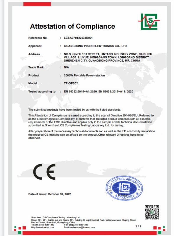 ce - E-Panda New Energy Co., Ltd.
