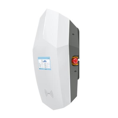 Cina CA di carico 220V 7KW Wallbox EV del mucchio di CA dello schermo a colori LCD a 4,3 pollici in vendita