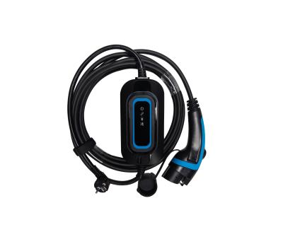 China IP67 Copper Alloy 16A Type 2 7kw AC Charger For EV With CE Plug for sale